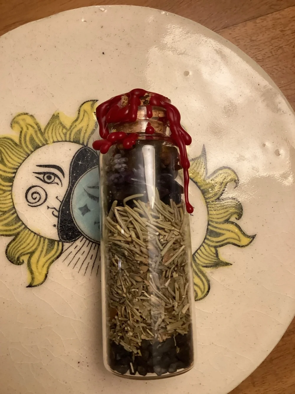 Handmade | Other | Protection Intention Spell Jar Black Salt Clove ...